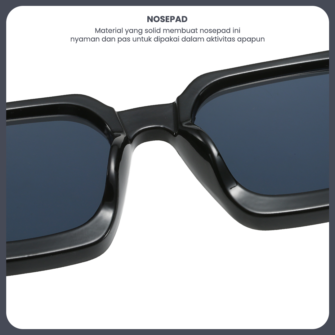 Jual ROBINS Kacamata Hitam Sunglasses Kotak Fashion Pria Wanita Anti Silau Radiasi Uv400 Stylish ...