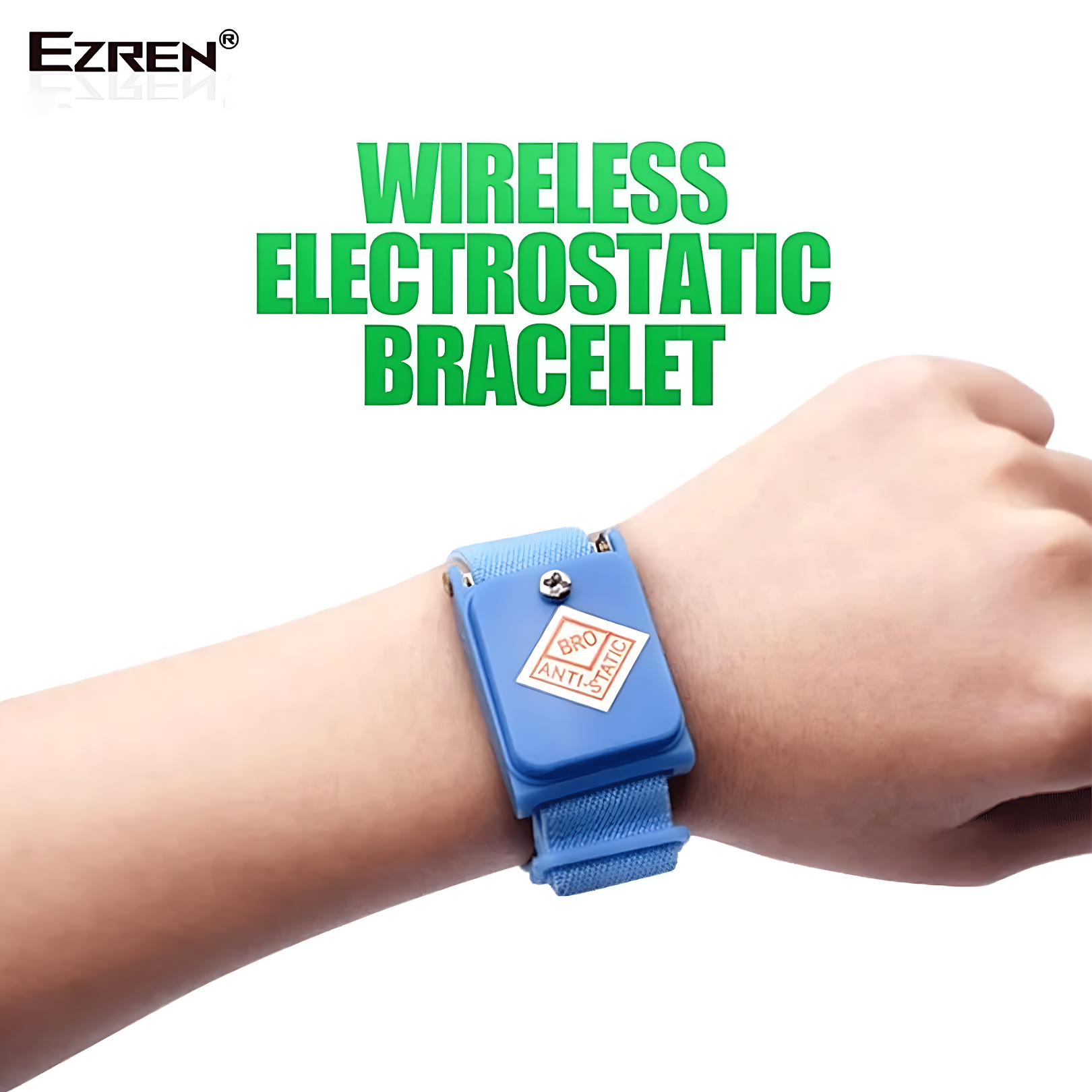 Jual Ezren EZ-0186 Gelang Wireless Anti Static Bracelet Tanpa Kabel ESD ...