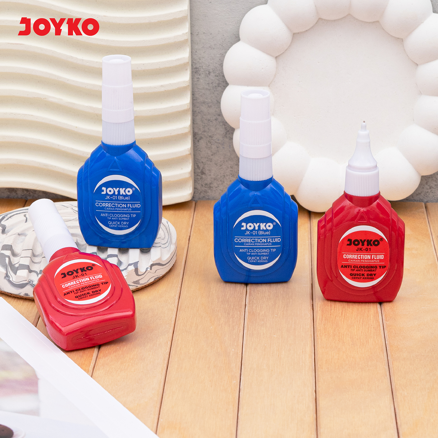 Jual Correction Fluid Cairan Koreksi Penghapus Cair Joyko JK-01 ...