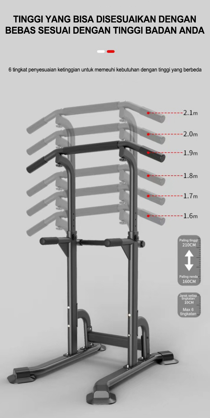 Jual Alat fitness pull-up multifungsi / plang gantung yang ...