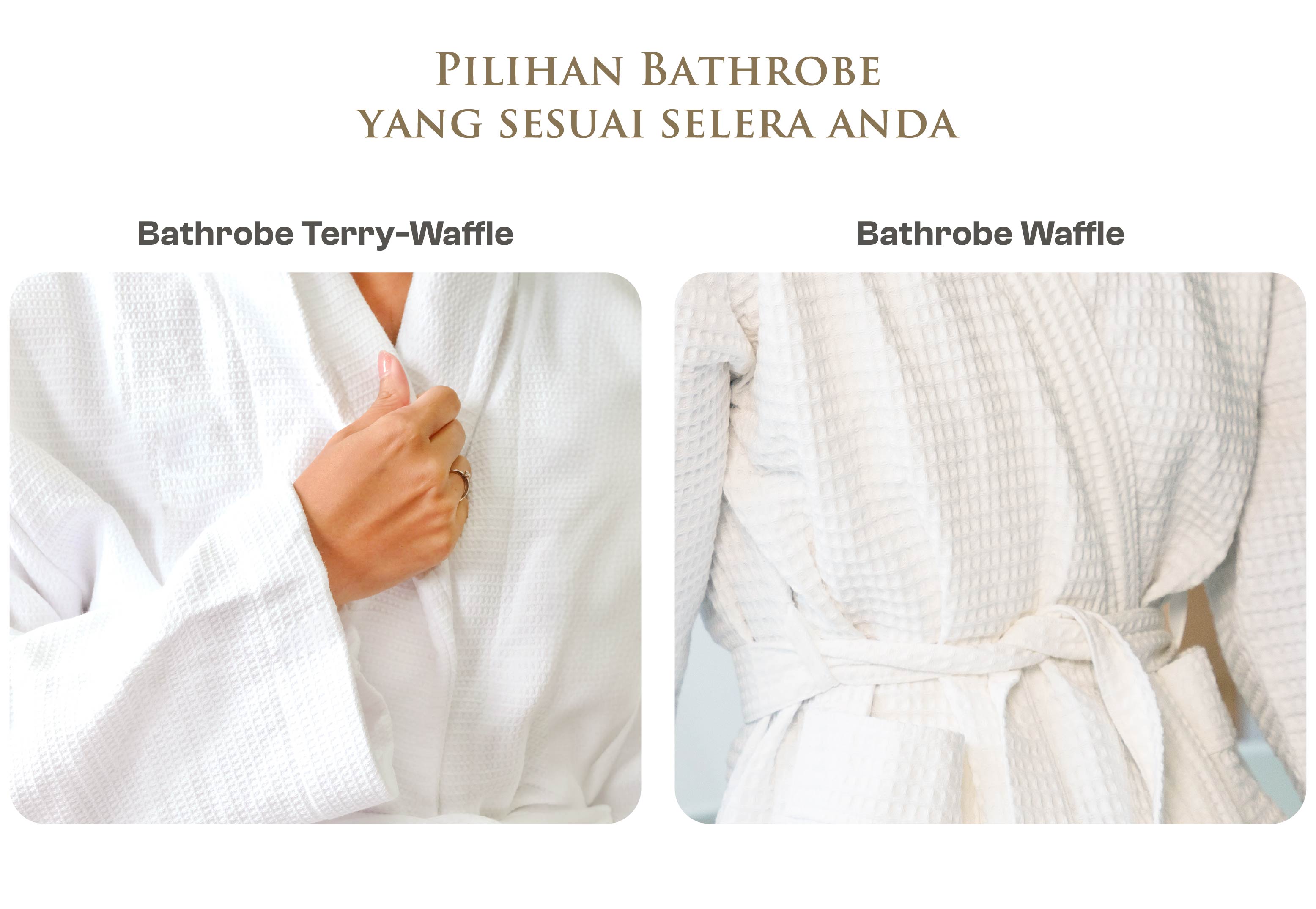 Jual Terry Palmer Hotelier - Bathrobe - Waffle / Bathrobe Hotel ...