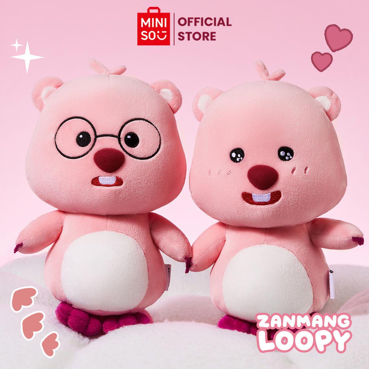Jual Miniso x ZANMANG Loopy Collection Mainan Mewah 10in. Plush Toy ...
