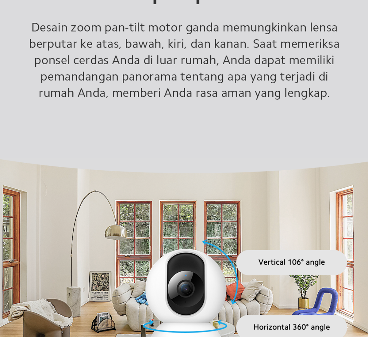 Jual Xiaomi Smart Camera C400 | CCTV Indoor | 4MP | Rotasi 360 ...