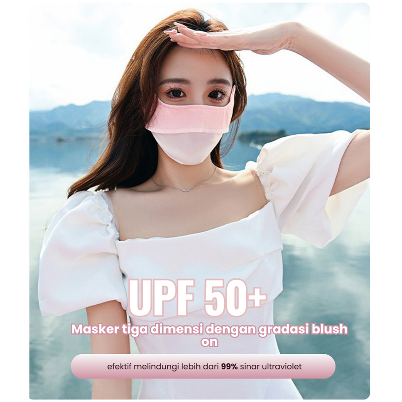 Jual KKTOP Masker Wajah Anti Uv UPF50+ Pelindung Matahari (AK007) | Shopee Indonesia