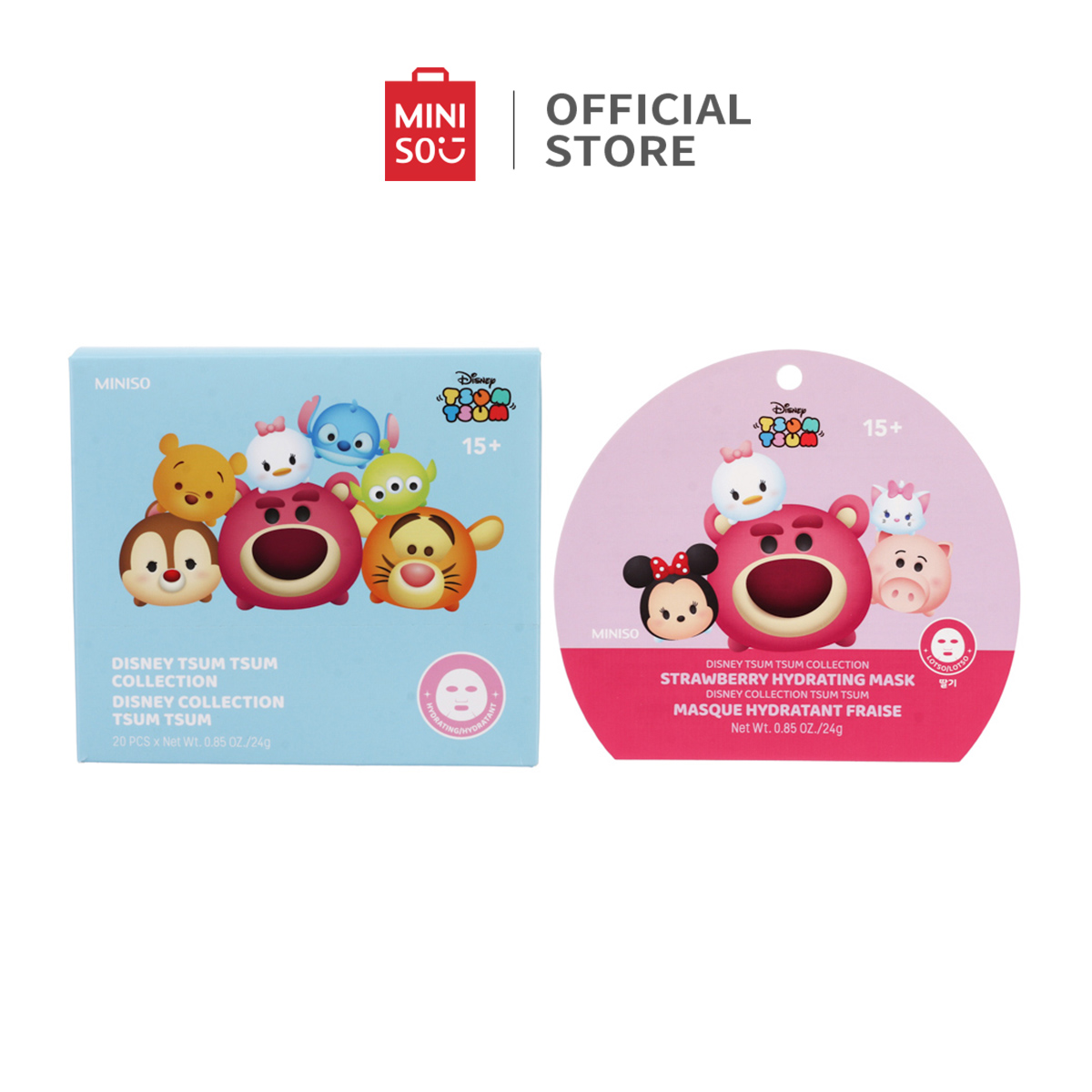 Jual Miniso x DISNEY TSUM TSUM COLLECTION FRUITY MASK Masker Wajah ...