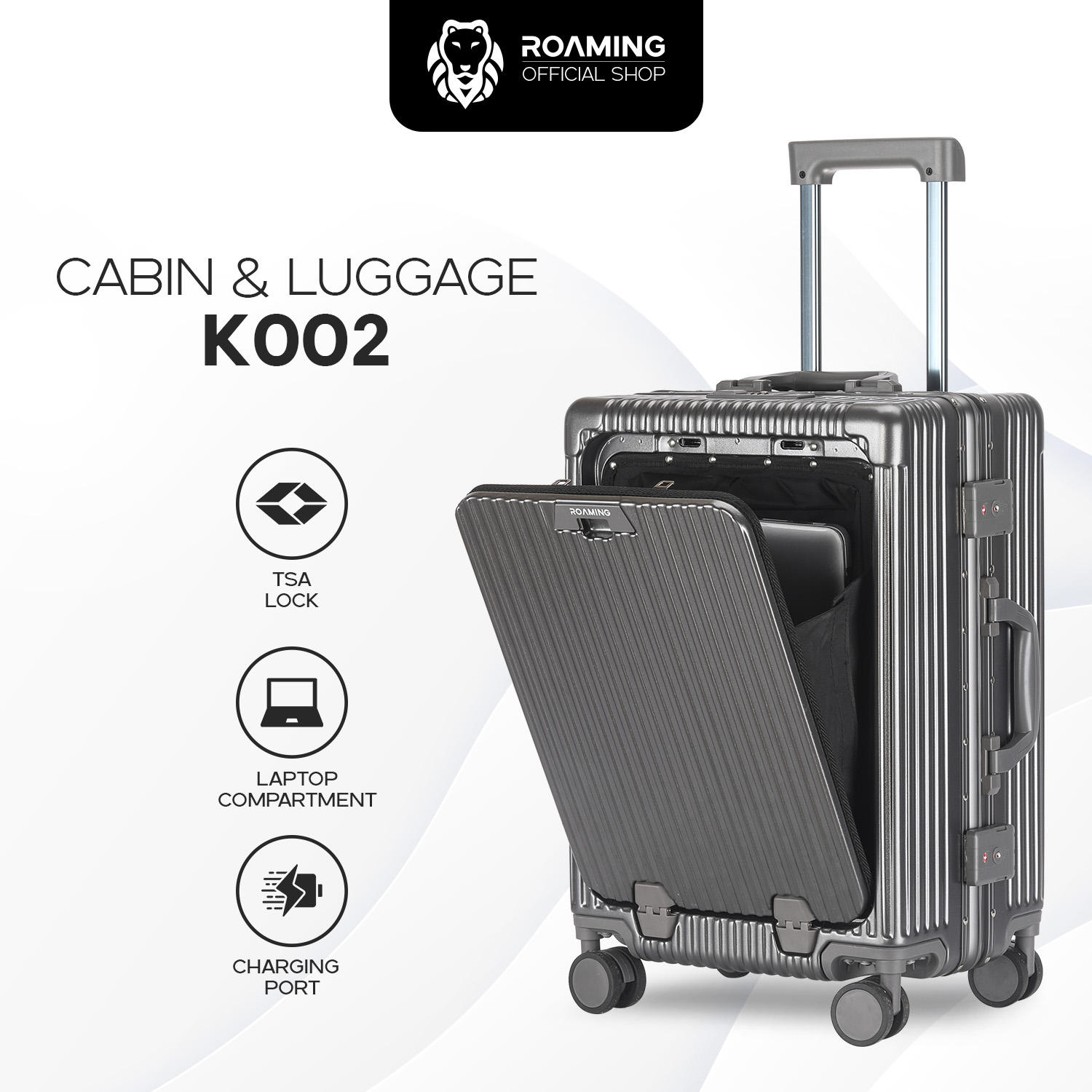 Jual Roaming Koper Kabin & Bagasi Laptop K002 | Shopee Indonesia