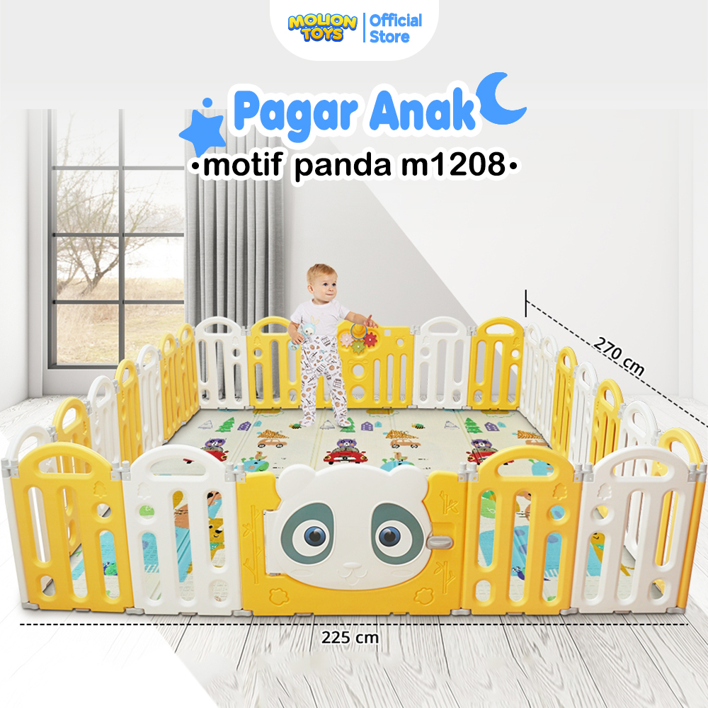 Jual Pagar Bayi Karakter Panda MOLION TOYS M1205–M1208 – Baby Fence Ukuran S–XXL, Kokoh & Aman ...