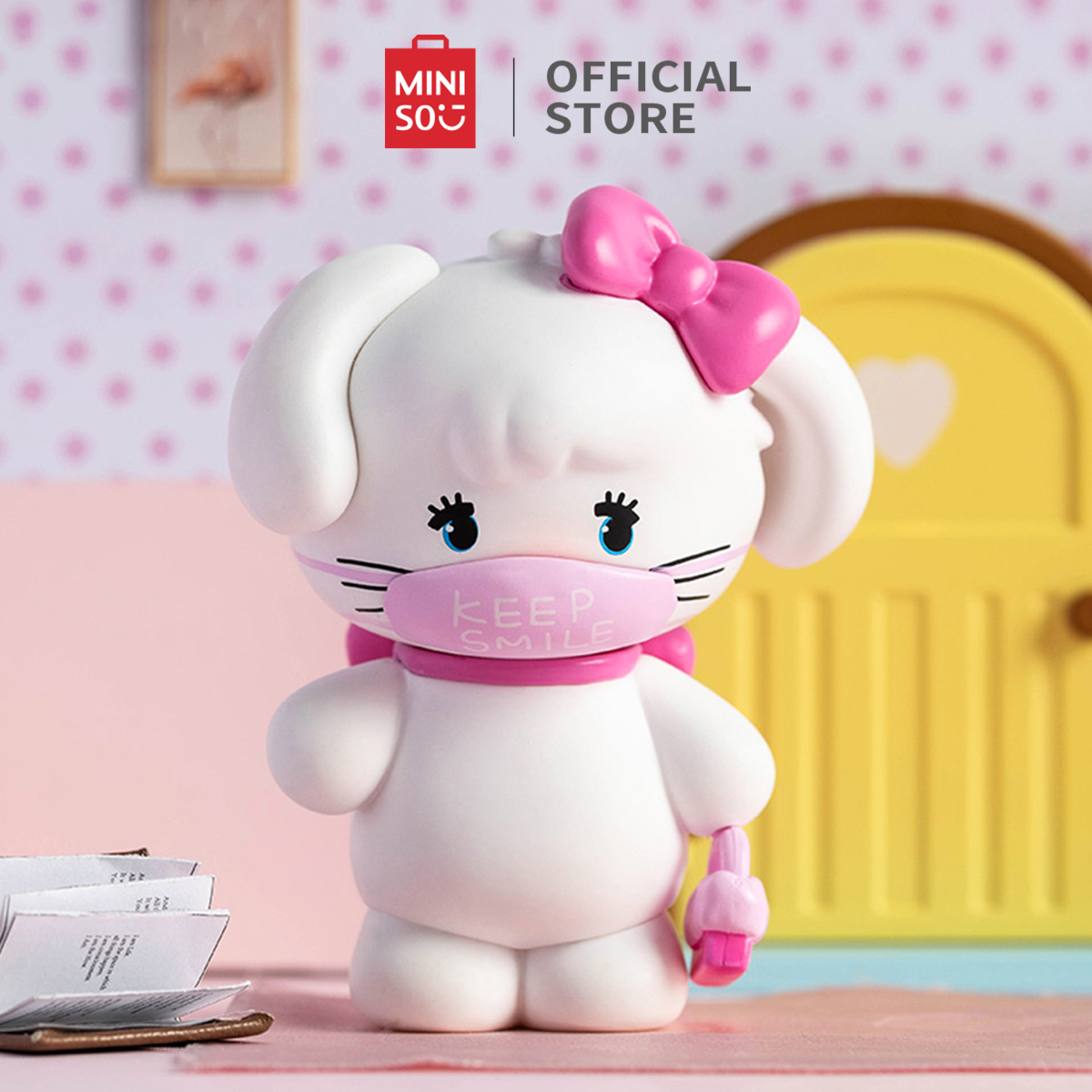 Jual Miniso Blind Box Kotak Buta Mikko At Home Series Blind Box Figure Model Ornamen Kotak Buta ...