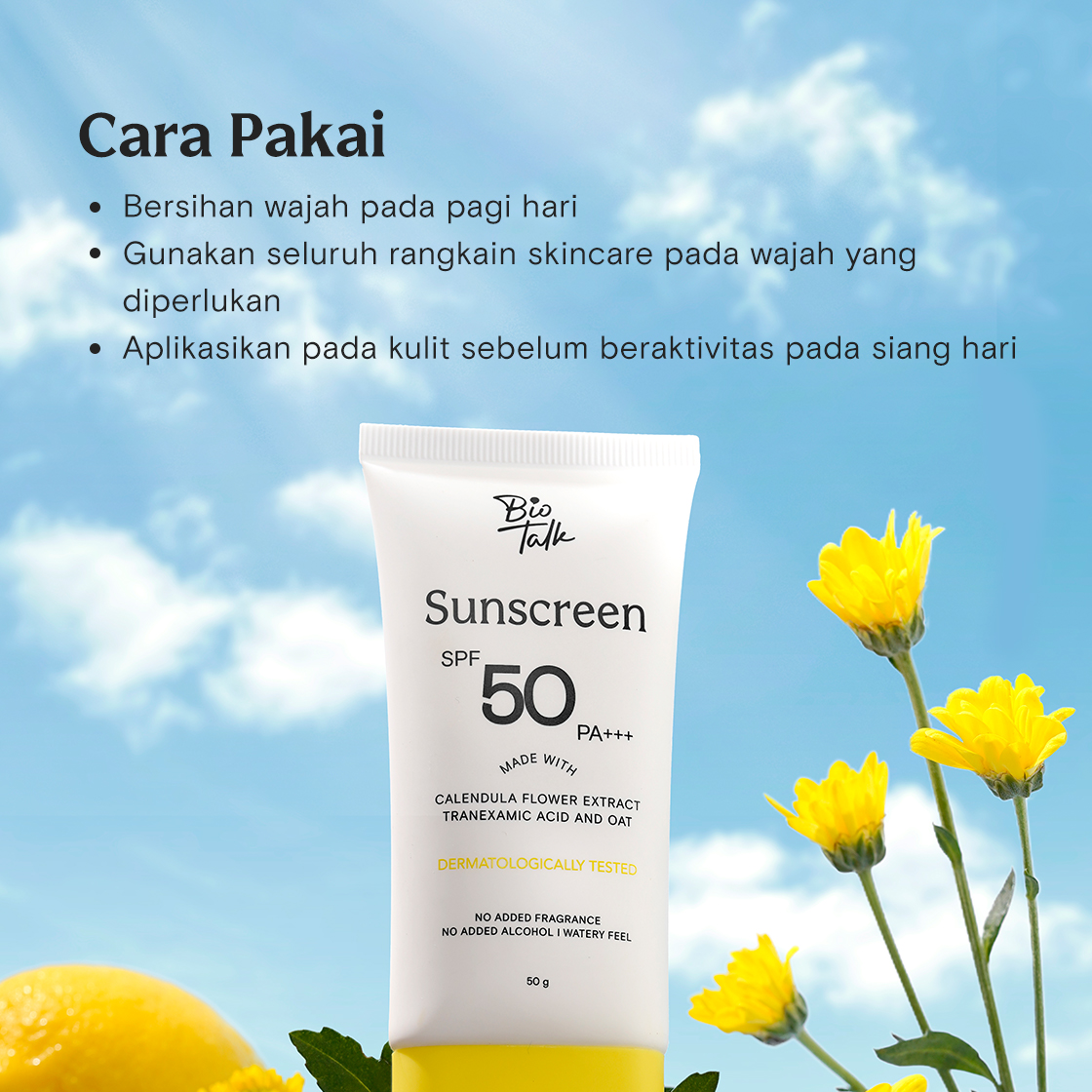 Jual EXCLUSIVE LAUNCH [CERTIFIED IN VIVO] Biotalk Sunscreen SPF 50 PA ...