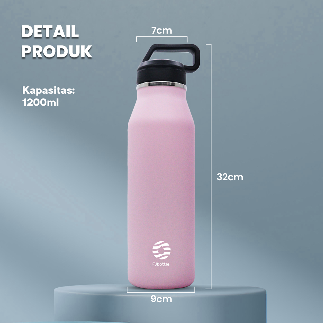 Jual FJBottle - SR2037 Botol Minum Tumbler Stainless Steel 1200ML SUS ...