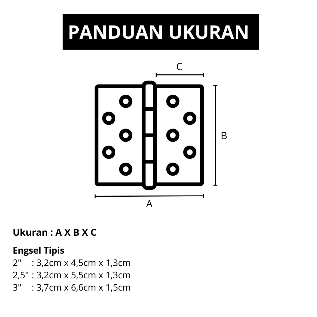 Jual MATCH Engsel Besi Pintu Jendela Engsel Rumah Silver Murah Gratis ...