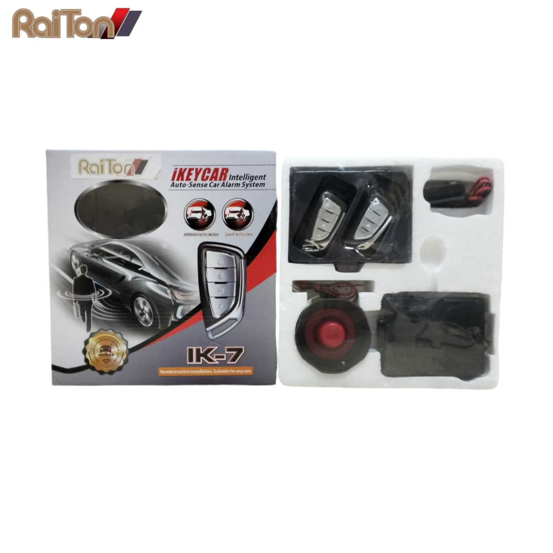 Jual Raiton Alarm Auto Lock System Smart Key Mobil Universal Tipe IK-7 ...