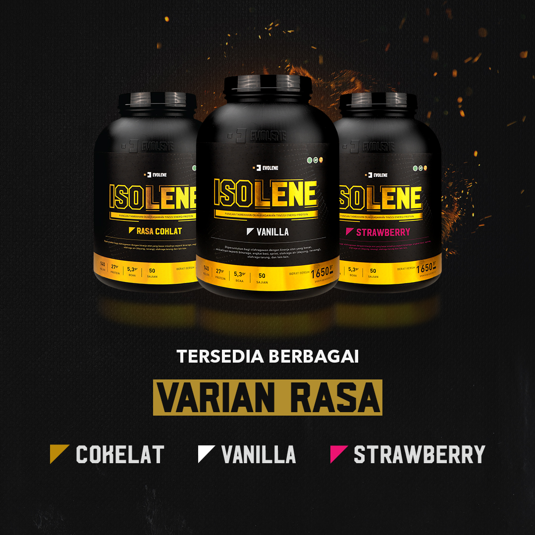 Jual Evolene Isolene 50 Sachet/1650gr - Whey Protein Isolate - Suplemen ...