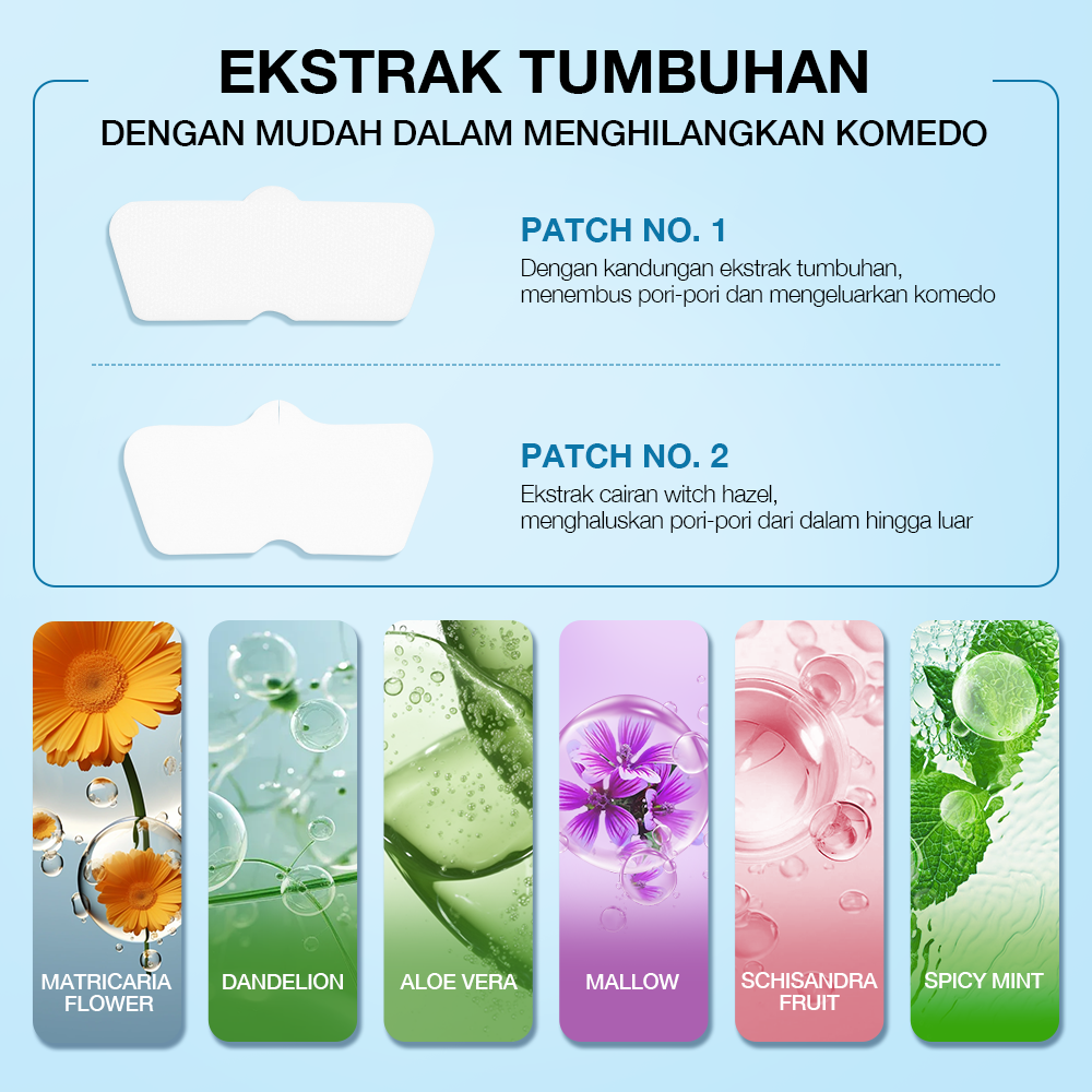 Jual FOCALSKIN 3 Step Remove Blackhead Nose Patch Masker Komedo Dan ...