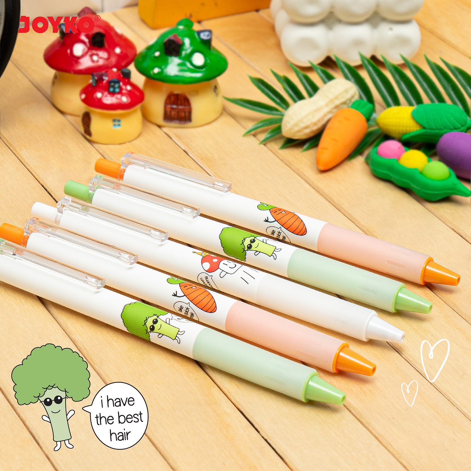Jual Gel Pen Pulpen Pena Joyko GP-381 Feeling Good 0.5 mm | Shopee ...