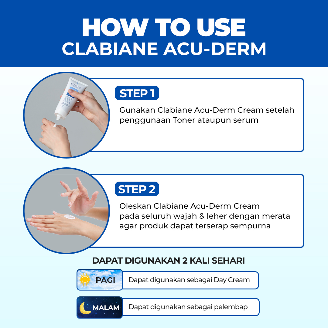 Jual Dermaster Clabiane Acu-Derm Cream (2 Pcs) | Shopee Indonesia