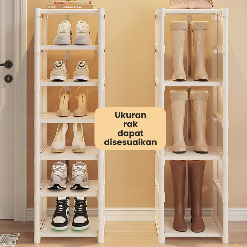 Jual HALU Rak Sepatu 8 Susun Serbaguna Tempat Penyimpanan Sepatu Sandal ...