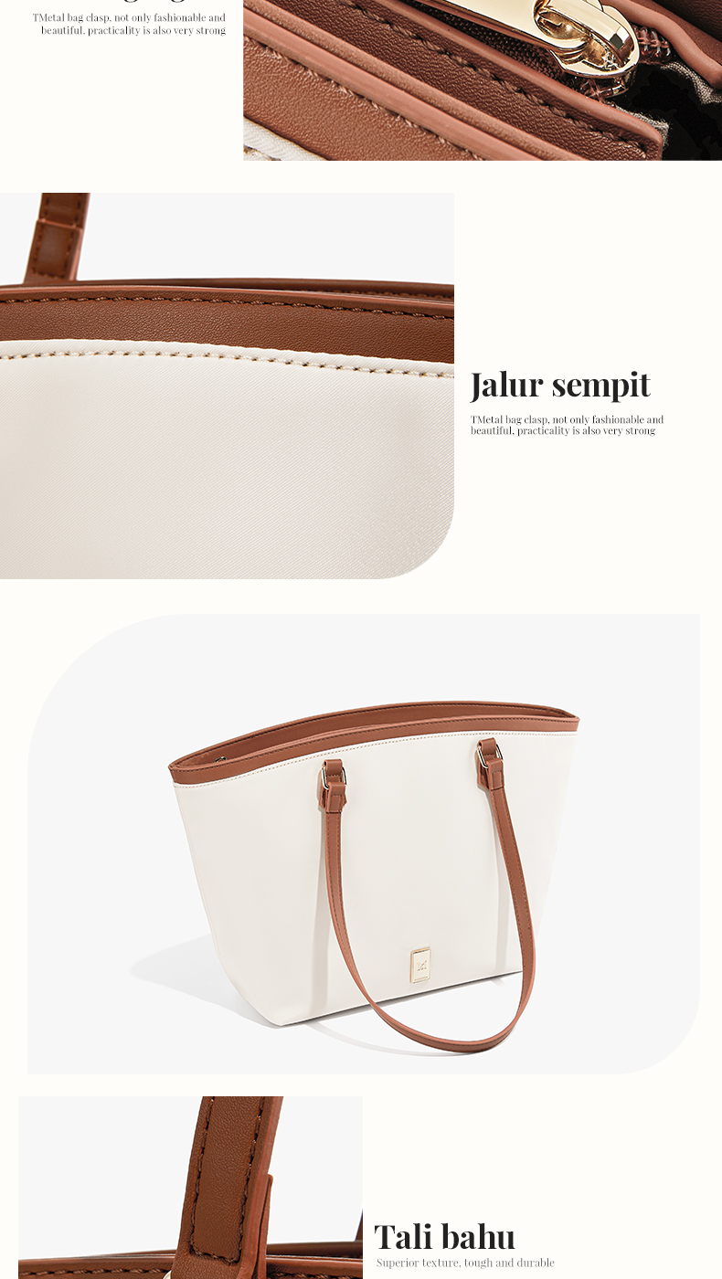 Jual MOSSDOOM Tas Totebag Wanita Carrie Bag Stylish Shoulder Bag Model ...