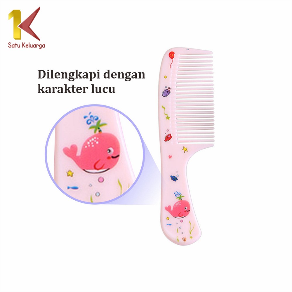 Jual Satu Keluarga Sisir Anak Set Isi 2pcs Karakter Kartun Lucu C1021 ...