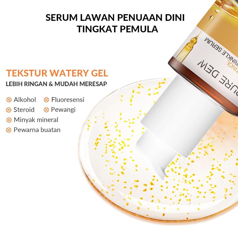 Jual PURE DEW -Essence 3x Retinol Serum Wajah Anti-age Serum 20ml With ...