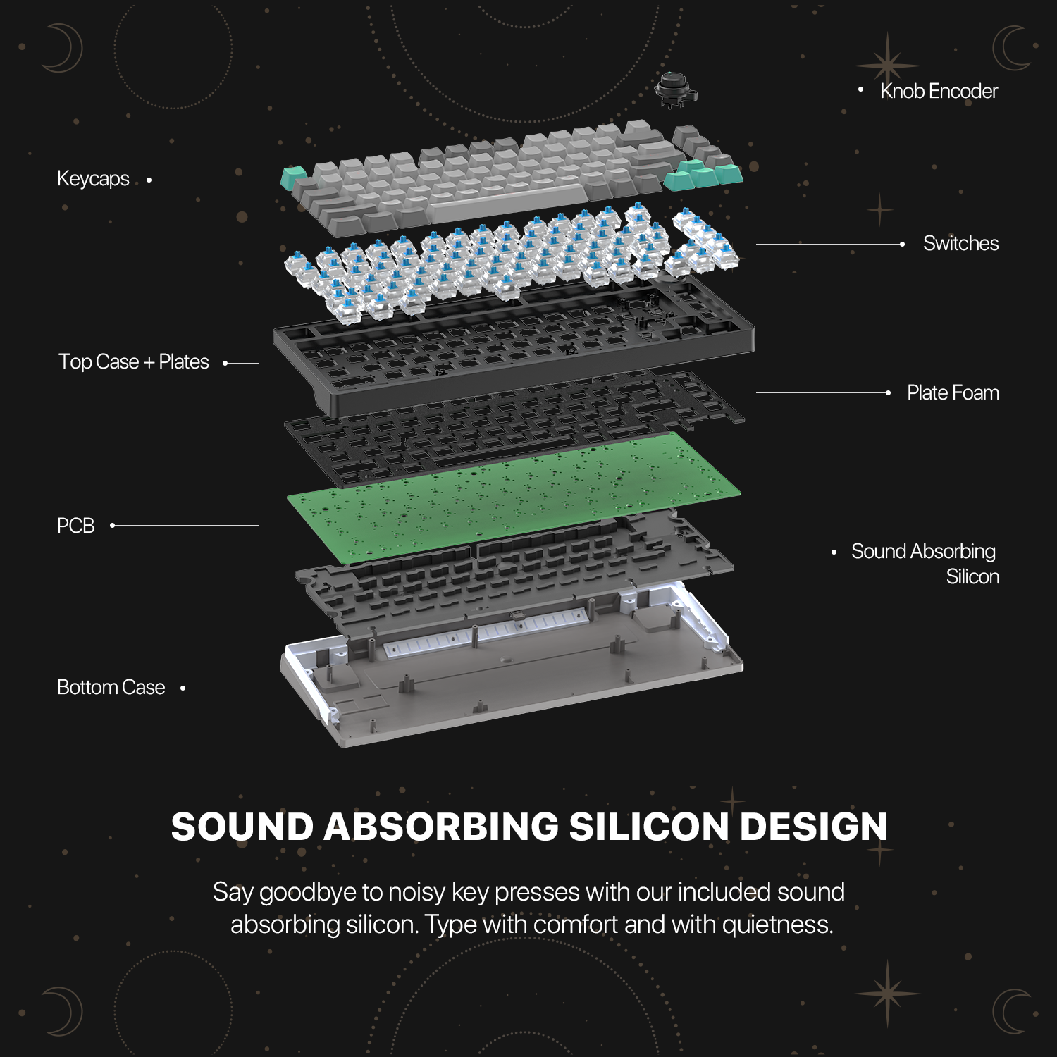 Jual Fantech ATOM PRO SERIES Wireless Keyboard Mechanical Gaming Hotswap 5 Pin ATOM PRO 63 83 96 ...