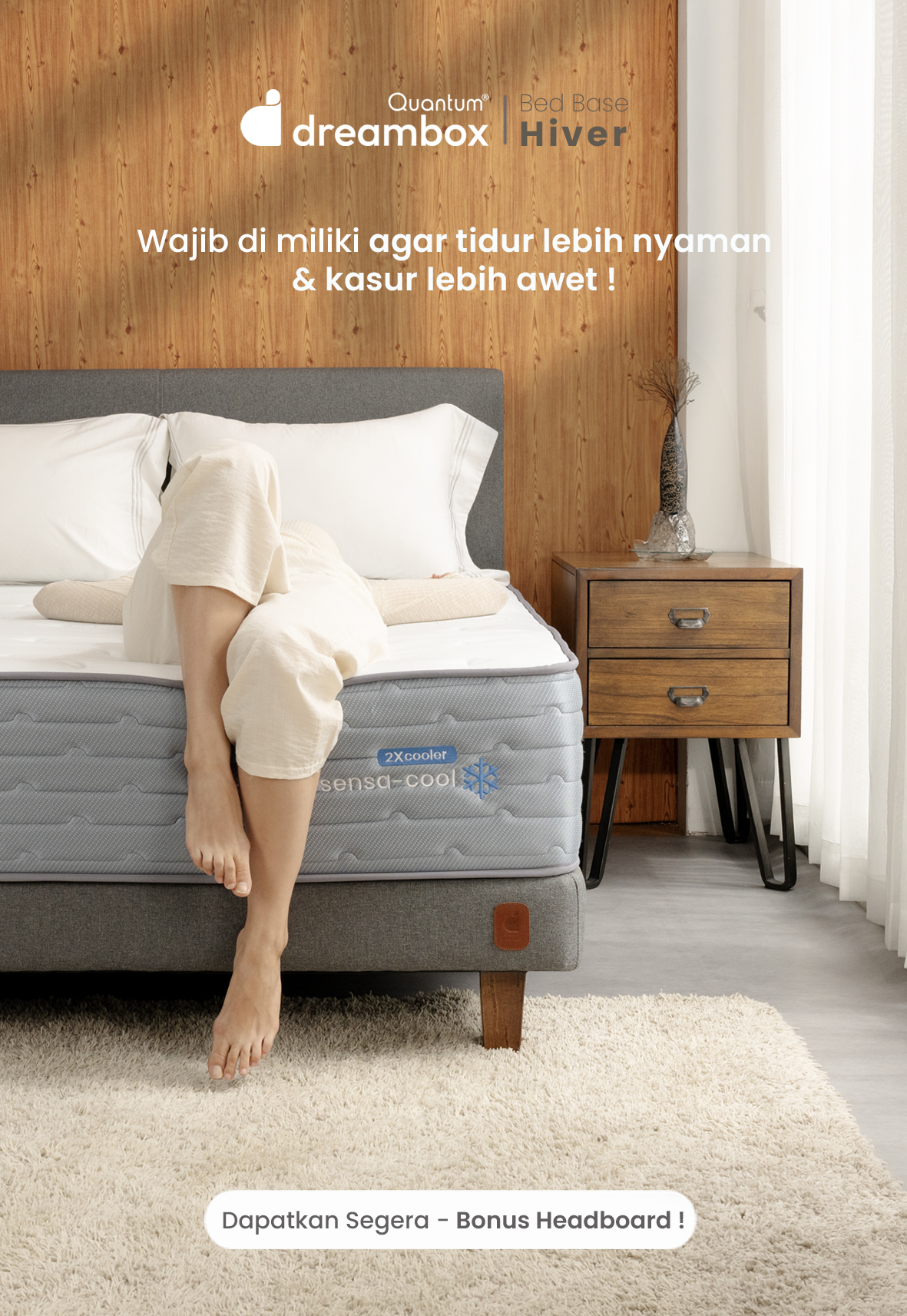 Jual Tempat Tidur Dreambox Hiver | Dipan + Sandaran Kepala | Join ...