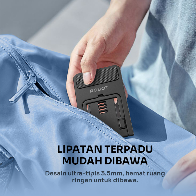 Jual ROBOT Phone Holder RT-US12 Ultra-thin Foldable Portable 4 Level ...