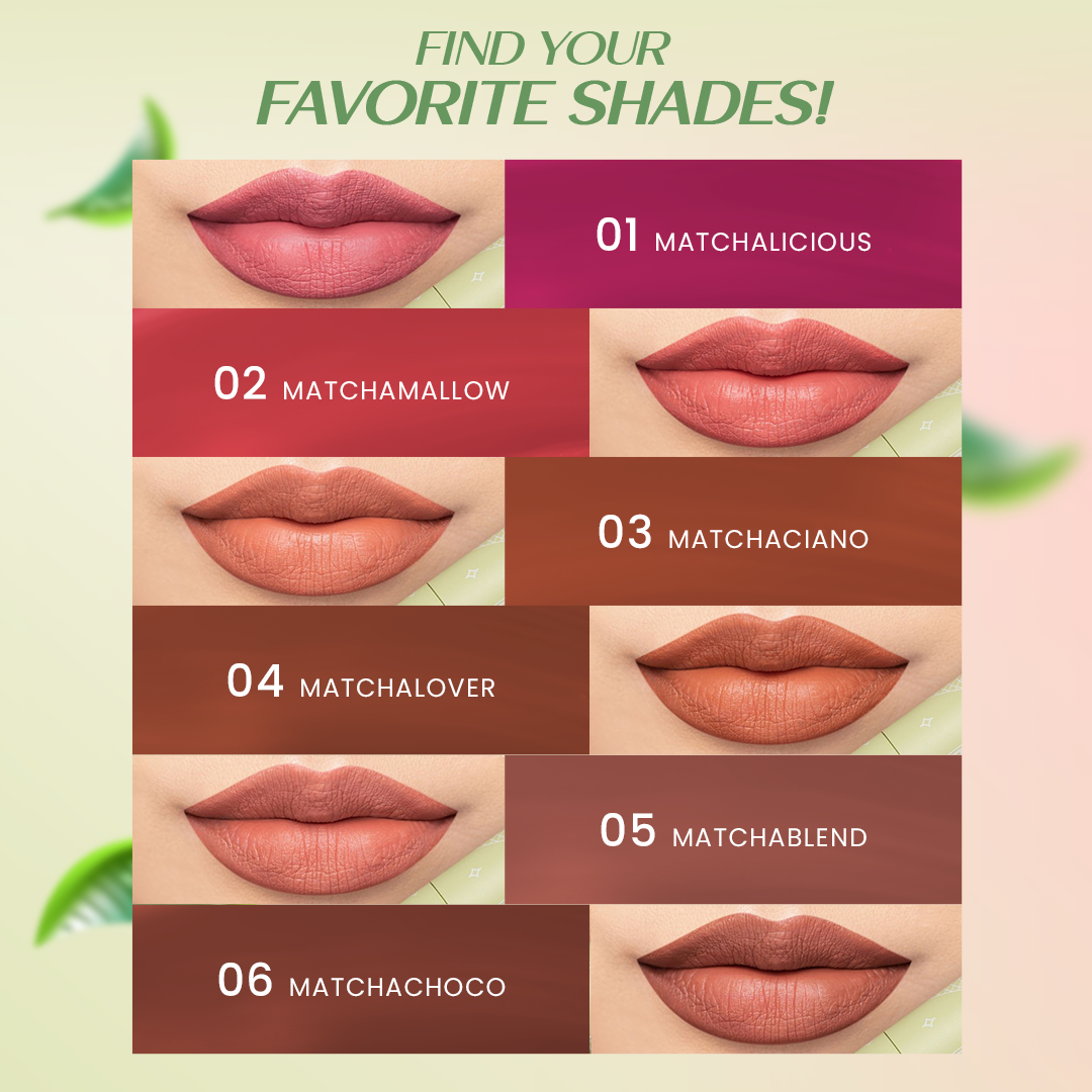 Jual Hanasui Mattedorable Lip Cream Matcha Latte Edition - Lip Cream ...