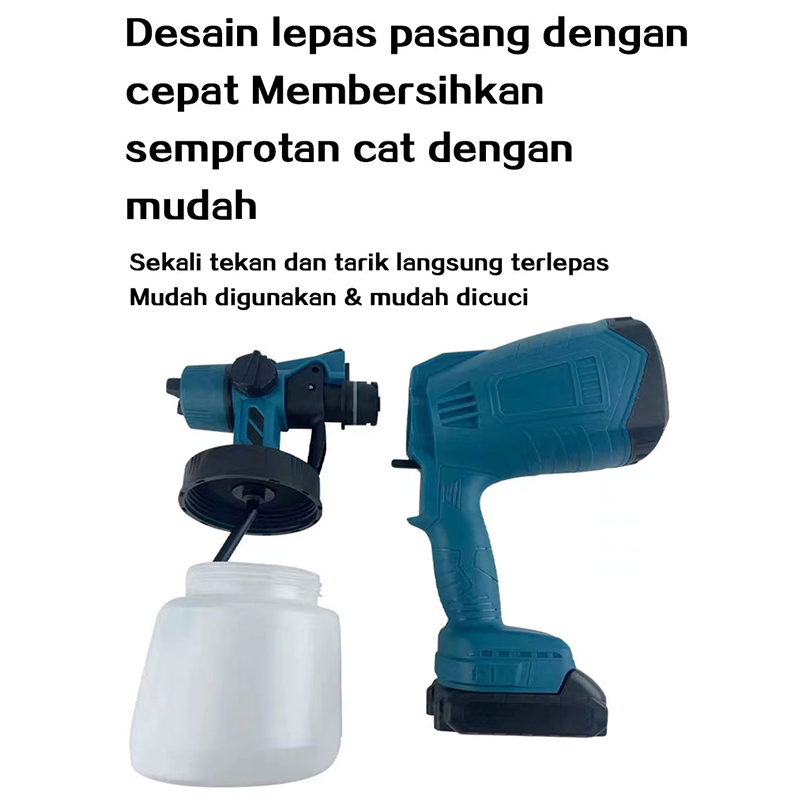 Jual Mesin Semprot Cat Elektrik Nirkabel Berkekuatan 600W/Mesin Semprot ...
