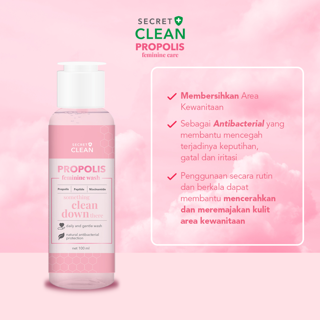 Jual Secret Clean Propolis Feminine Wash 100ml | Shopee Indonesia