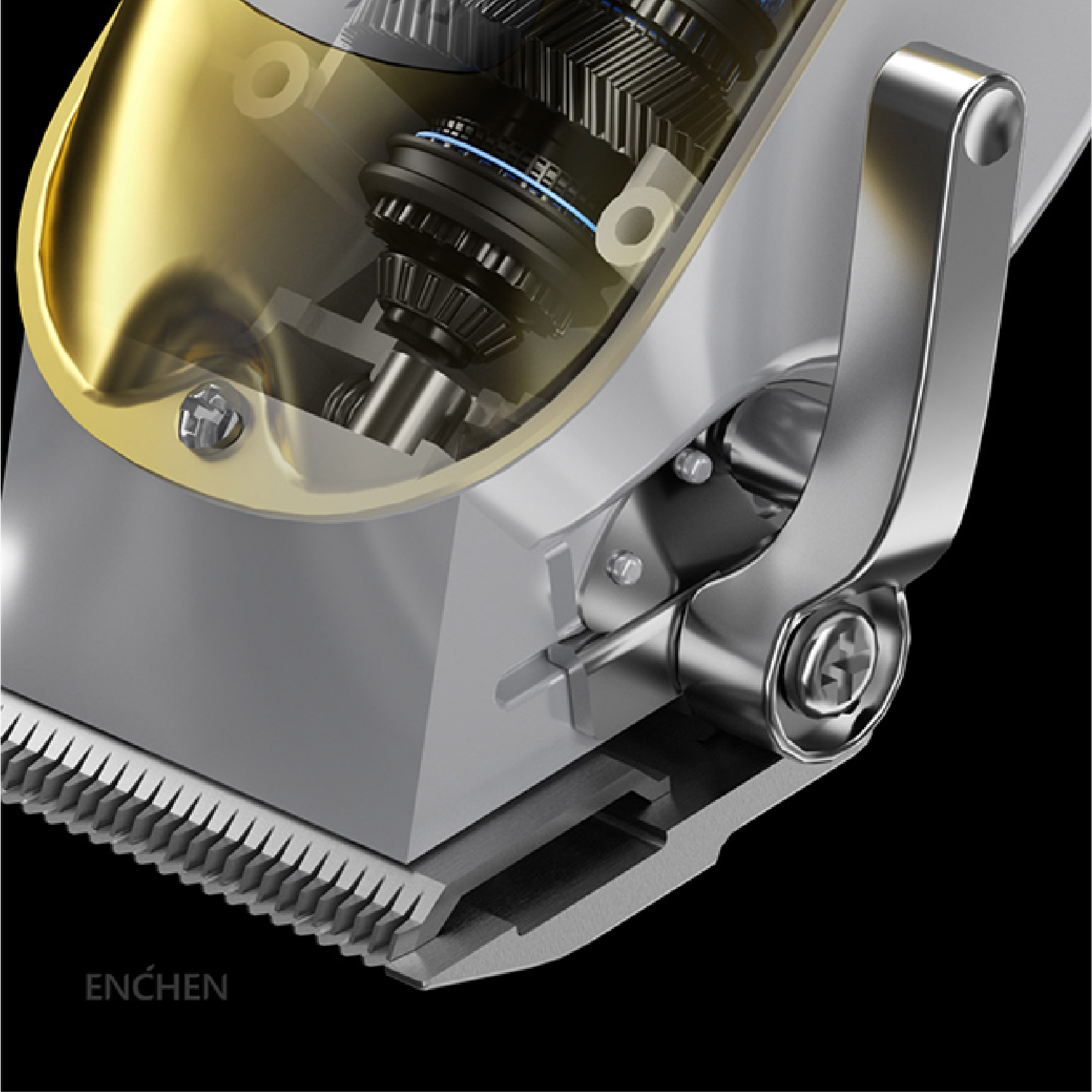 Jual ENCHEN Alat Cukur Rambut Boost 3 Gold Hair Clipper Electric Metal ...