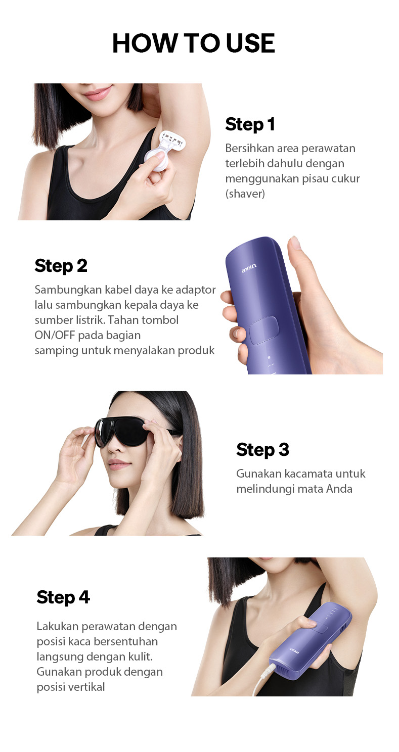 Jual Ulike Air 3 Purple Ice Cooling IPL Hair Removal Device / Alat ...