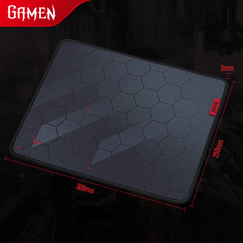 Jual GAMEN Gaming Mousepad GP-L Hexagon 25 x 30 cm Anti-slip with Soft ...