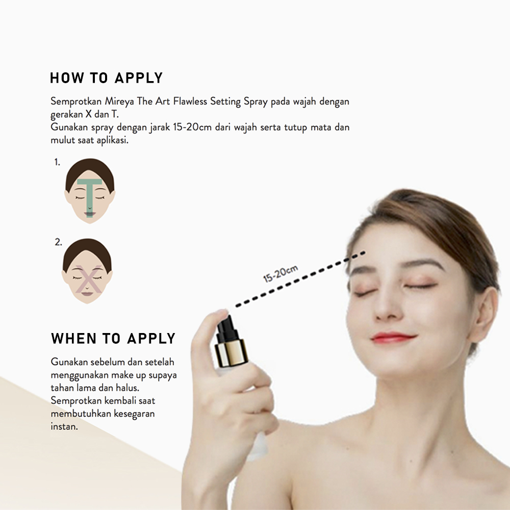 Jual Refill Mireya The Art Flawless Setting Spray 80ml - Mireya Setting ...