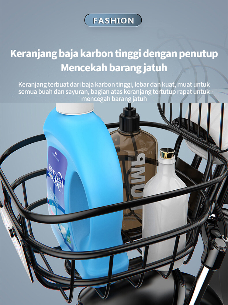 Jual Sepeda Listrik City 500 Watt Sepeda Motor 48V/12AH Sepeda Listrik ...