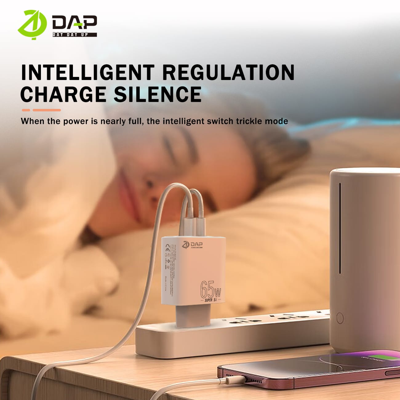 Jual DAP D-AP11 Adaptor Charger PD 65 Watt ( Dual Port Type C 20 Watt ...