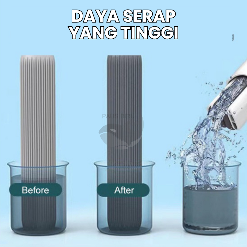 Jual Paus Biru - Alat Pel Lantai Spons Dengan Perasan Lipat Otomatis ...