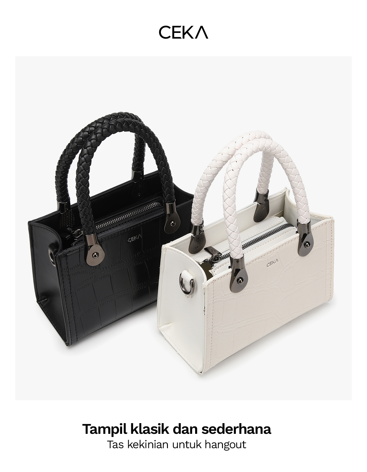 Jual CEKA Tas Selempang Tas Wanita Hand Bag Wanita Kulit Croco Pesta ...