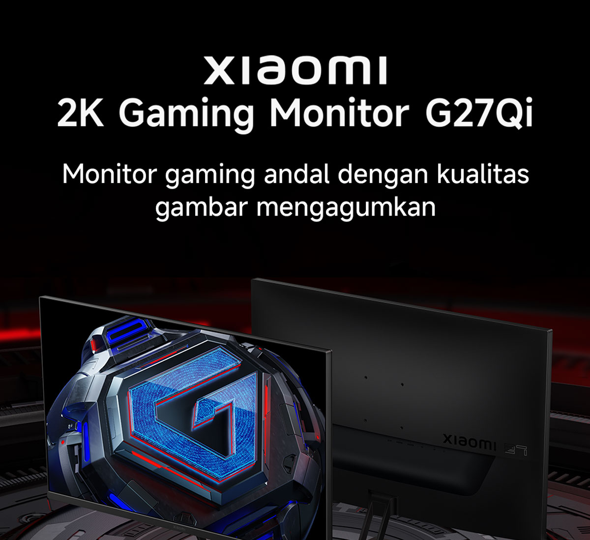 Jual Xiaomi Gaming Monitor G27Qi 2K | Panel LCD IPS cepat | Refresh ...