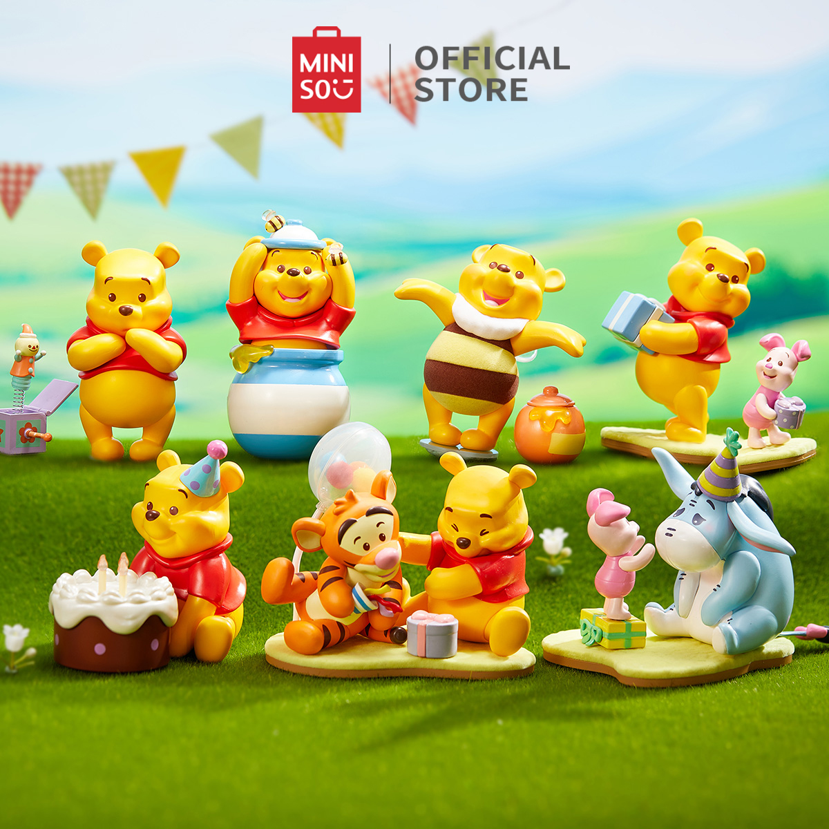 Jual Miniso Surprise Box Figure Blind Box Winnie-the-Pooh Best Friends ...