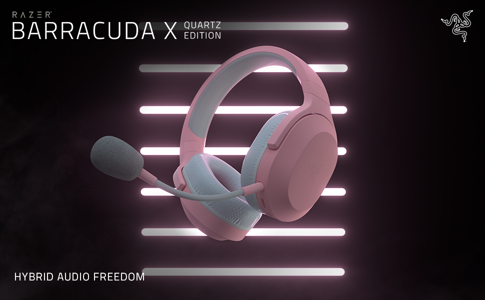 Jual Razer Barracuda X 2022 Quartz Multiplatform Gaming Headset + Razer ...