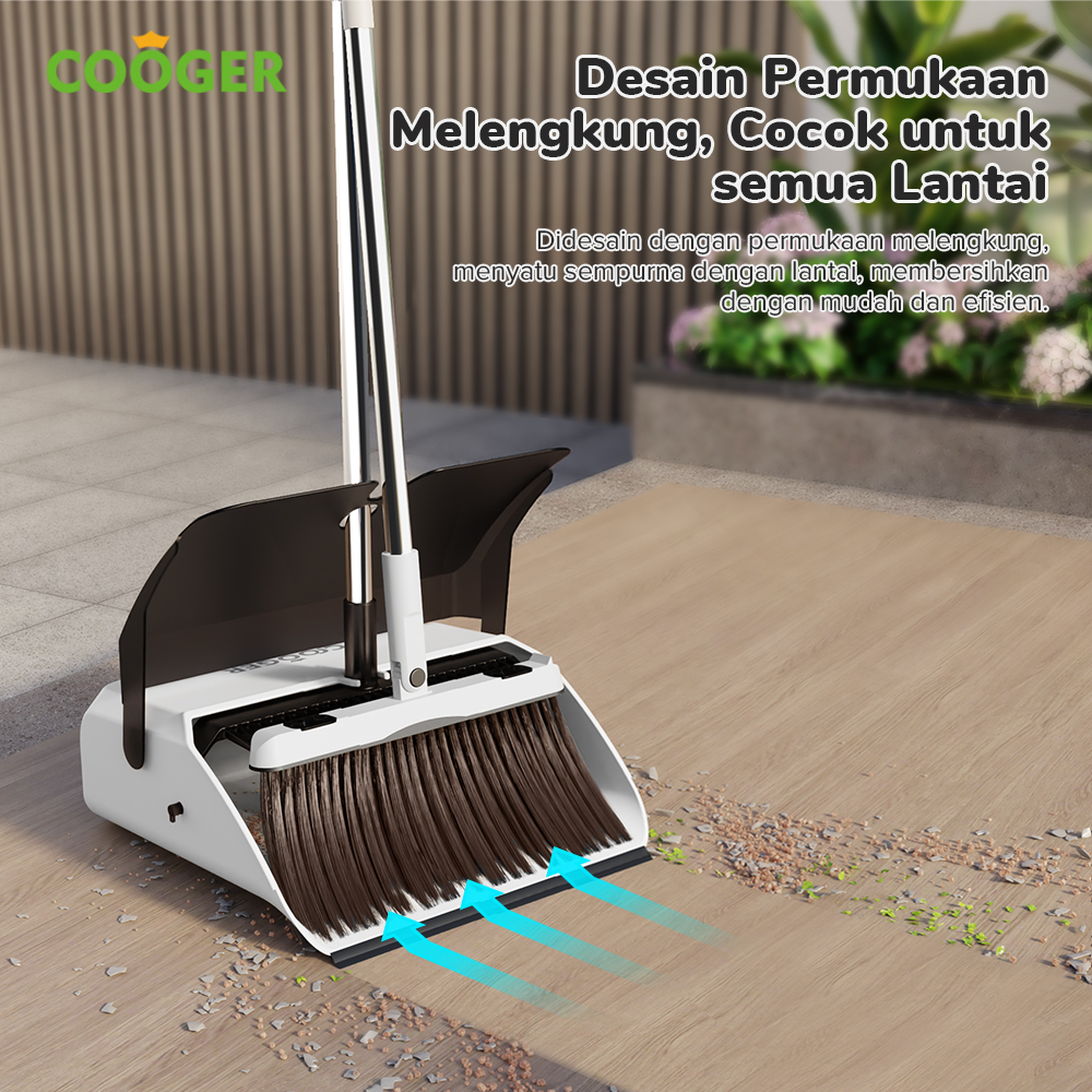 Jual COOGER Sapu Luxury 2IN1 Dengan Pengki Dan Ijuk Premium Dan Sapu ...