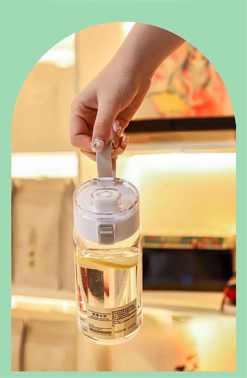 Jual VOOVA Botol Minum Putih Transparan 350 550 1000 ml / Bening ...