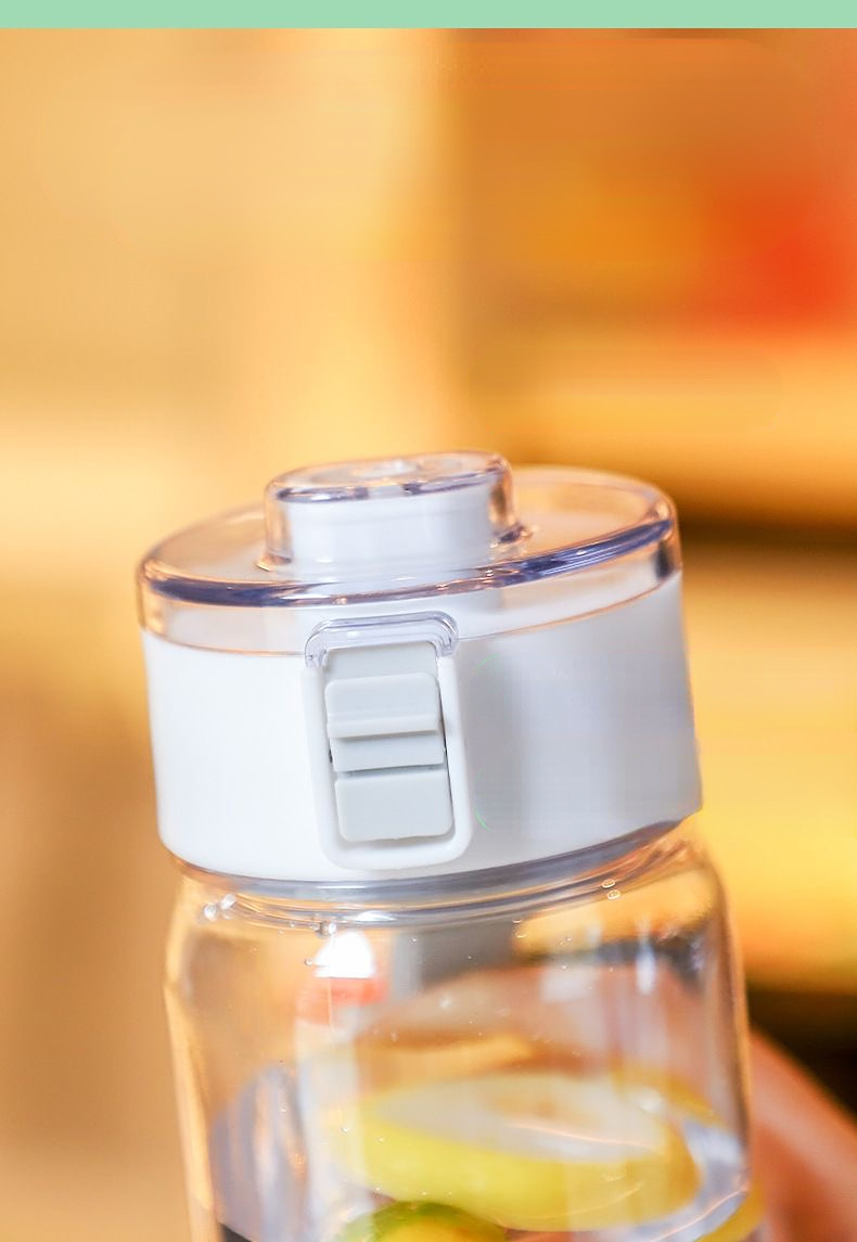 Jual VOOVA Botol Minum Putih Transparan 350 550 1000 ml / Bening ...