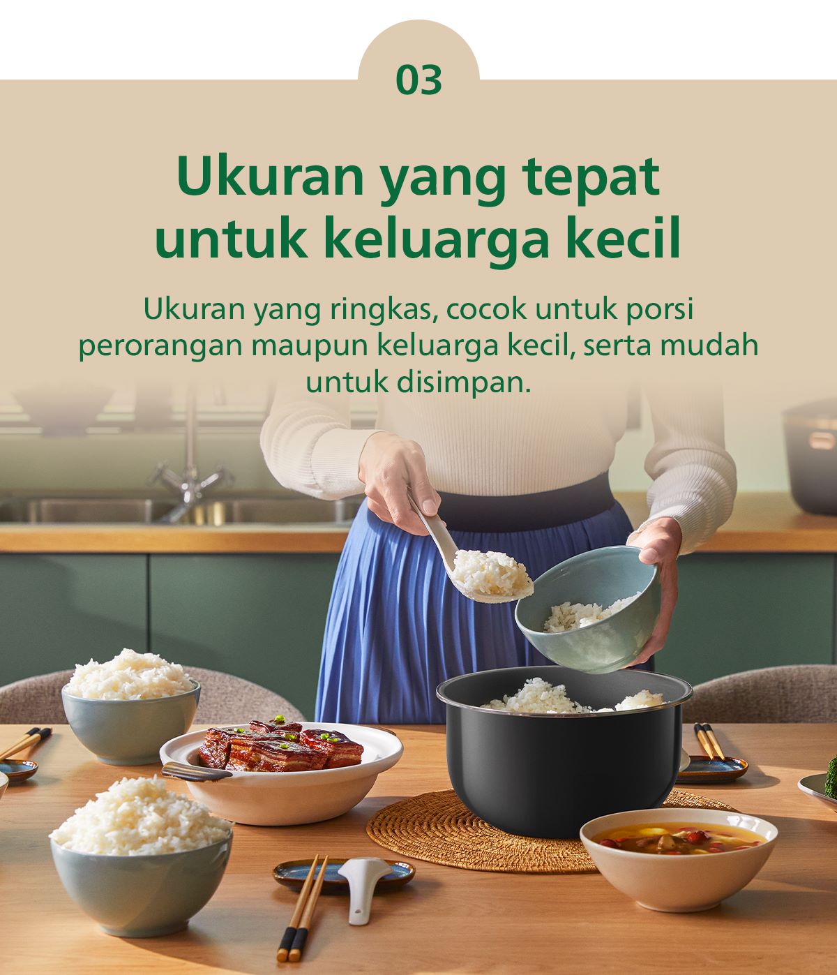 Jual Philips Mini Digital Rice Cooker / Magicom HD3170/33 0.85 L ...