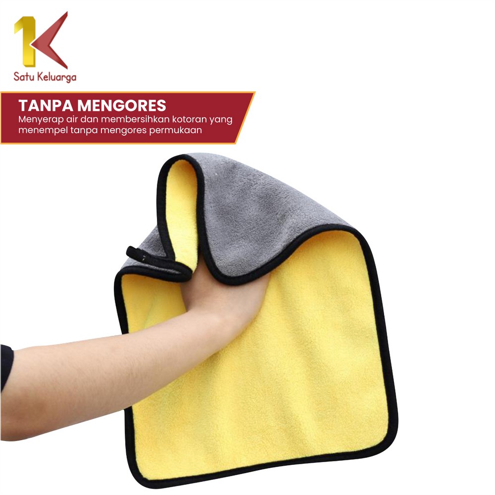 Jual Satu Keluarga Kain Lap Mobil Microfiber Serbaguna 30x30cm C945 ...