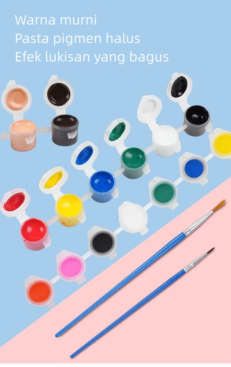 Jual VOOVA Cat Lukis / Akrilik / Acrylic Paint Set 6 / 12 / 36 Warna ...