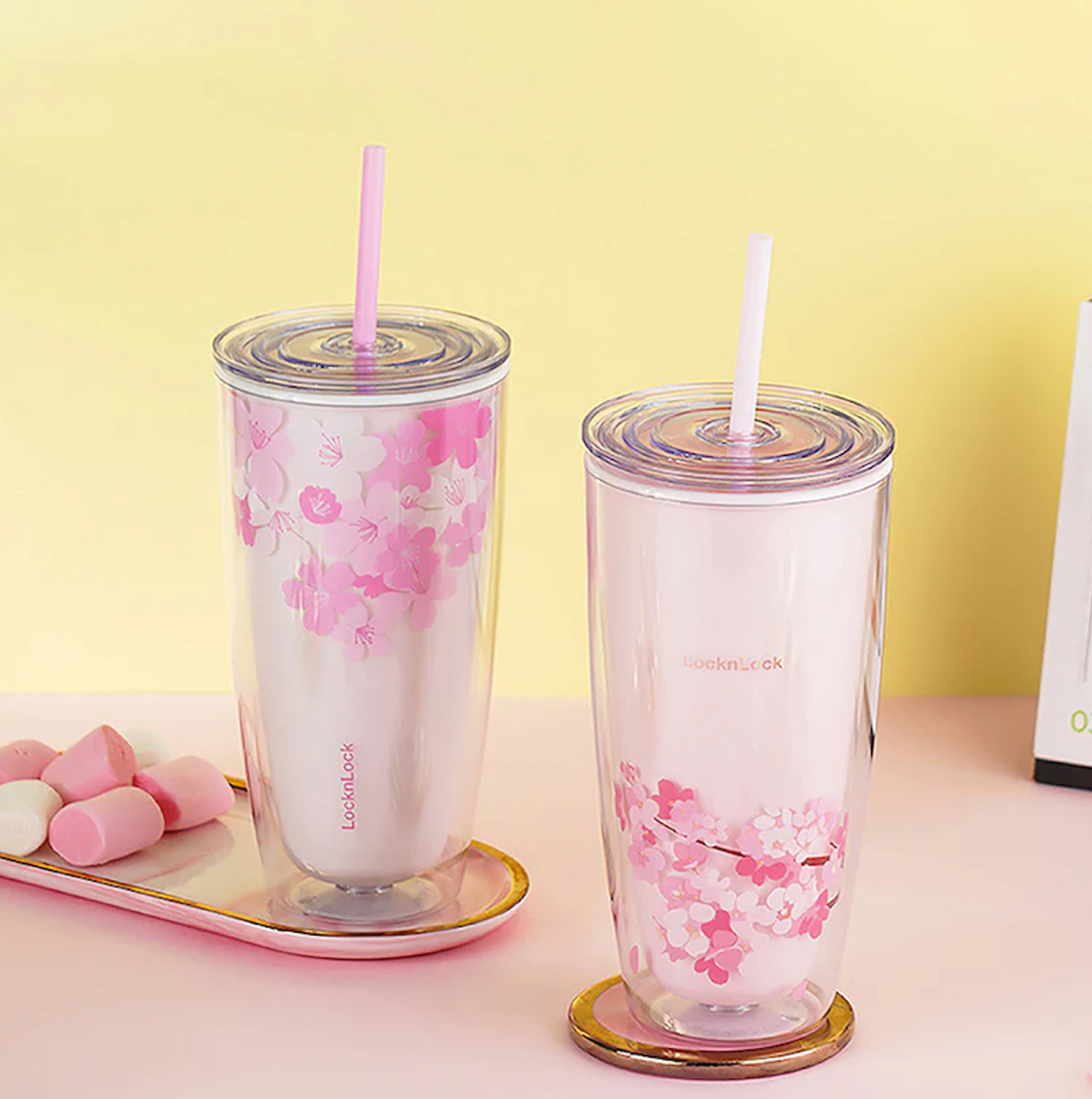 Jual LocknLock Exclusive Botol Minum Double Wall Cold Cup Cherry ...