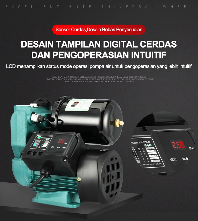 Jual Pompa air Otomatis/Mesin Pompa Air/Pompa Air /Listrik Pompa Pendorong Tekanan Air /Booster ...