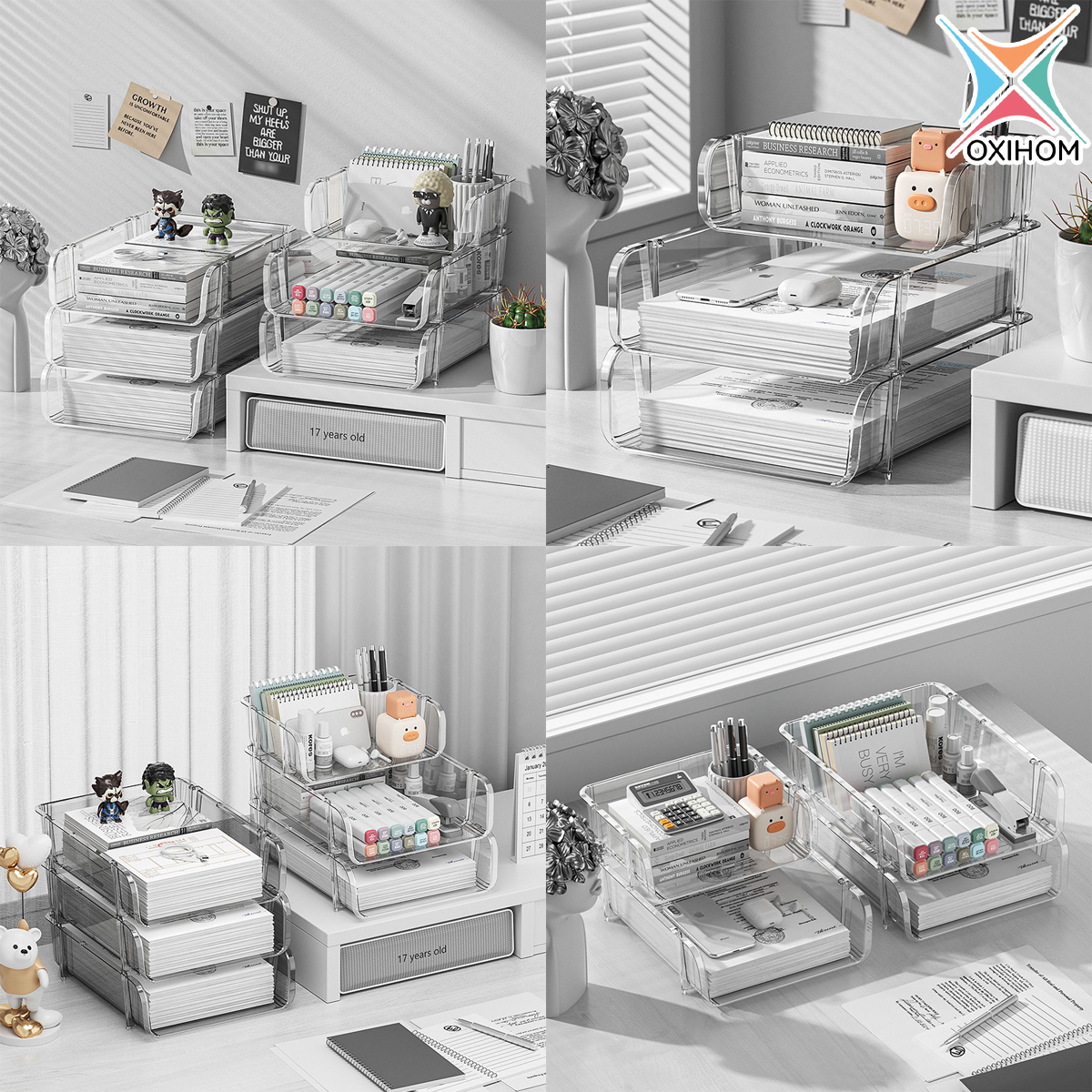 Jual Oxihom Rak Dokumen Rak Kertas Stationary Rak Susun Rak Meja ...